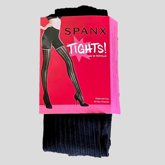 SPANX | Accessories | Spanx High Waist Stripe All Day Shaping Tights A ...